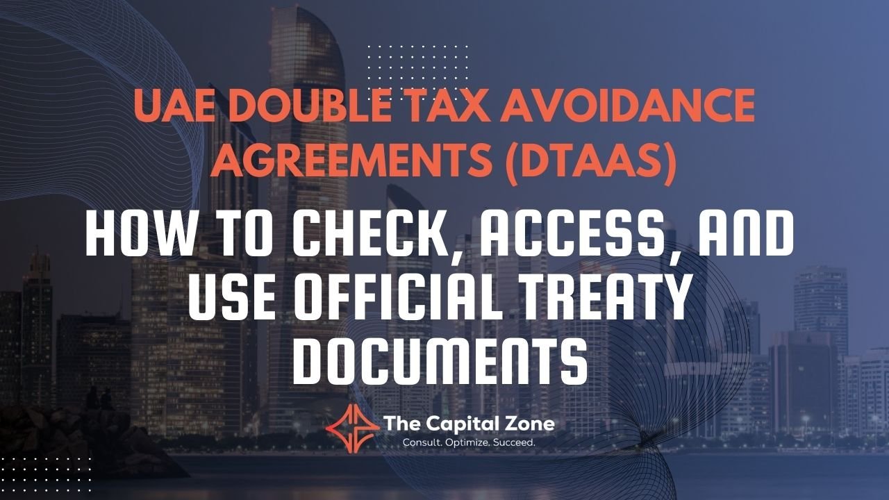 UAE Double Tax Avoidance Agreements (DTAAs): How to Check, Access, and ...